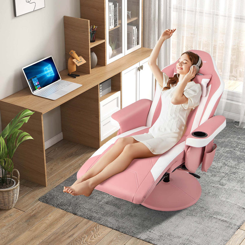 Reclining swivel massage gaming chair store